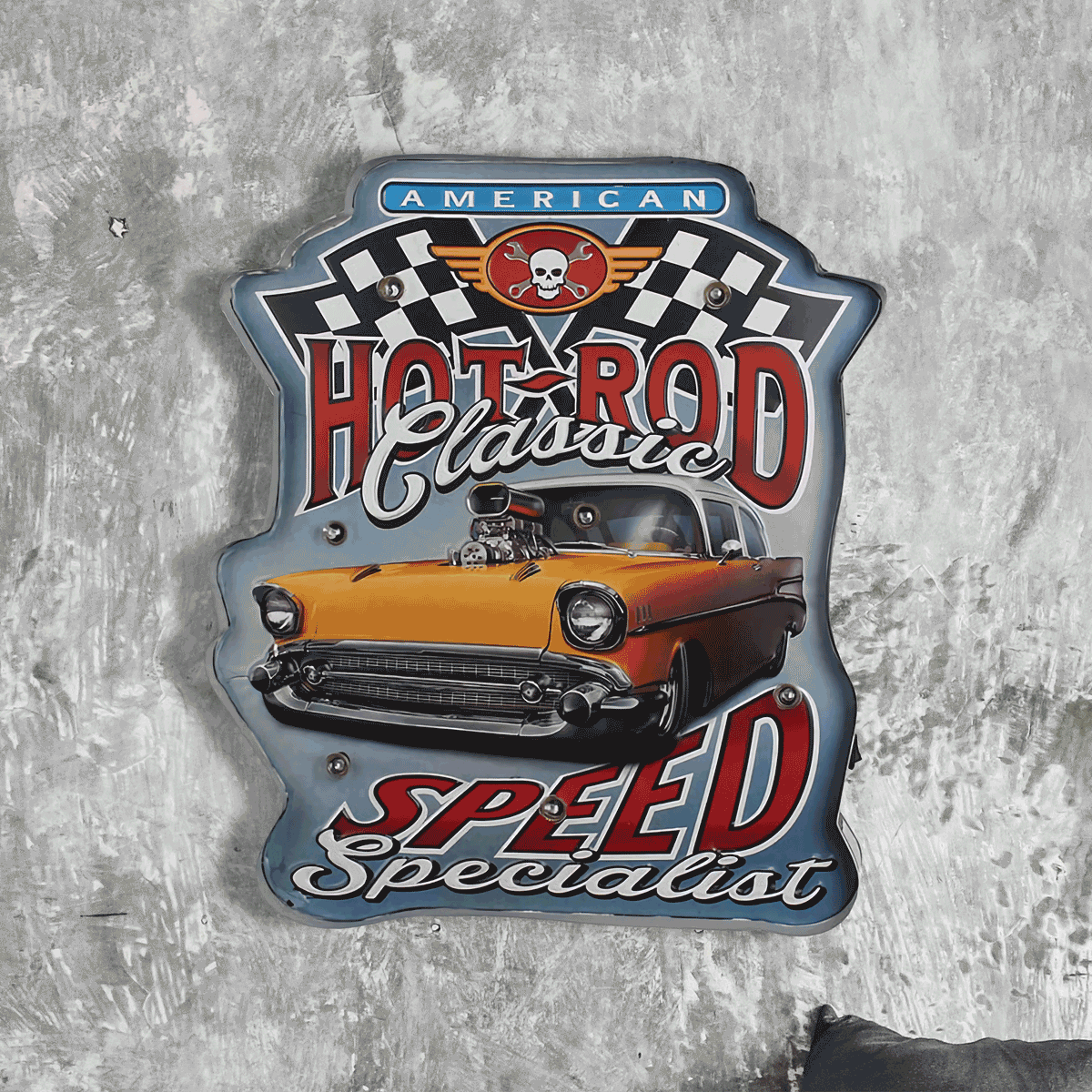 064063Hot Rod Classic - LED Tin Sign 8PC/CASESKU: FYYA94506 – Panam ...