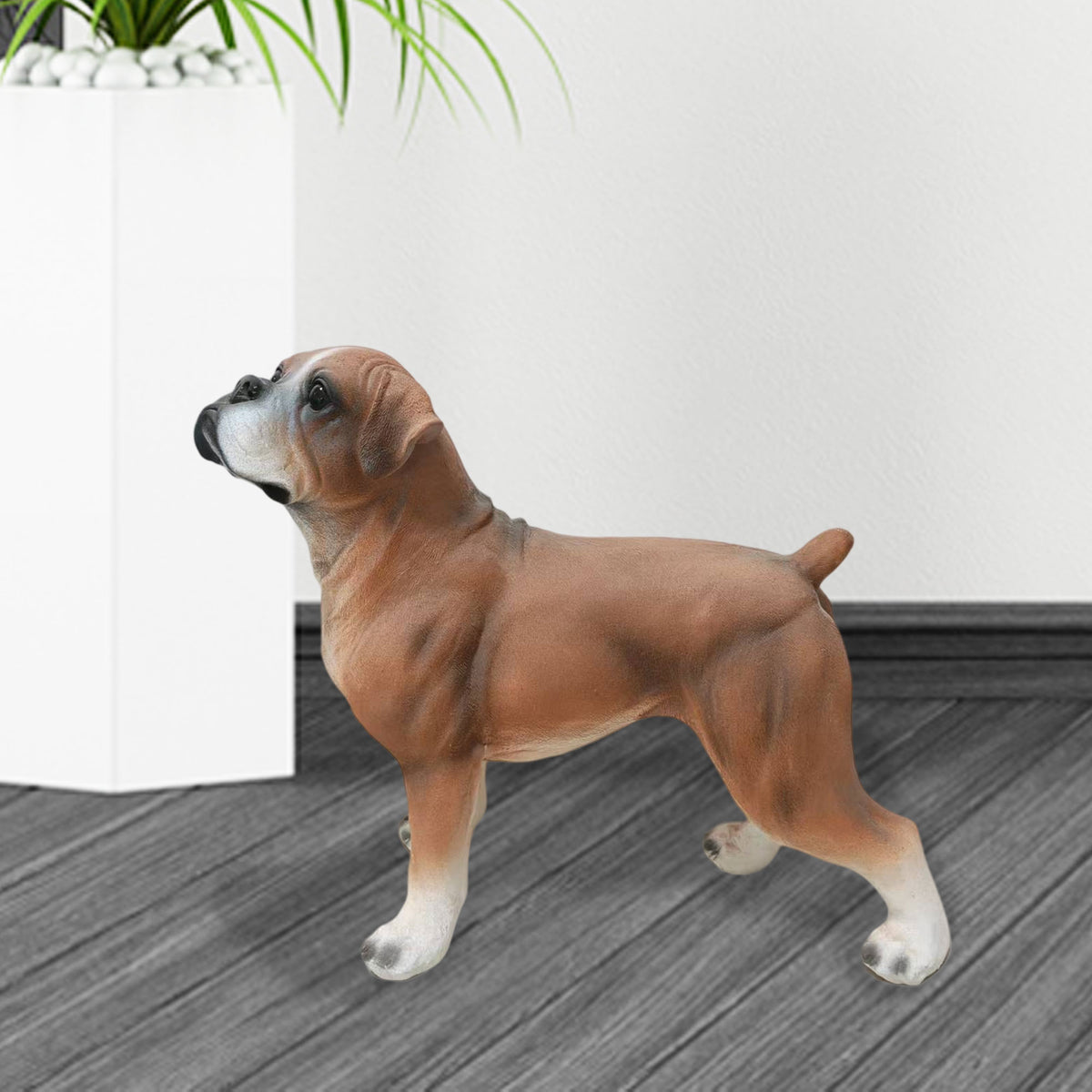 Boxer Dog Statue 1PC/CASEQZF47910 – Panam Decor and Gifts