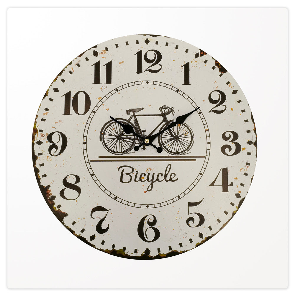 110101Classic Bicycle Wall Clock 12 pc/cs SKU: GD93203 – Panam Decor ...